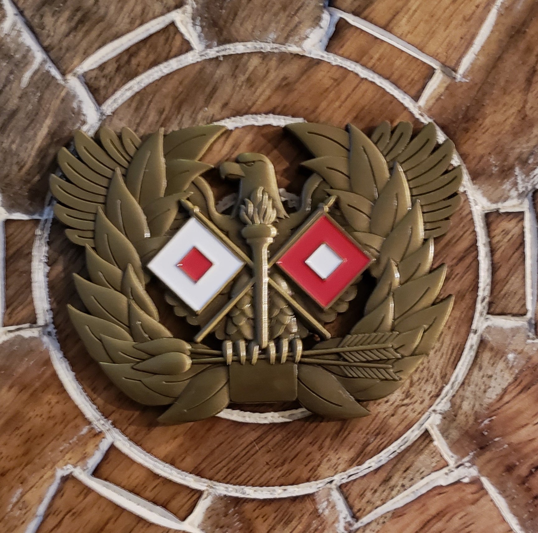 Signal Branch Eagle Rising Coin – Talented Tenth Apparel